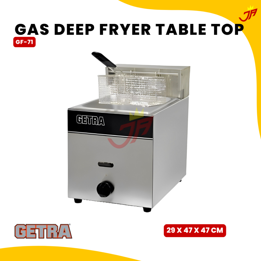Jual GETRA Gas Deep Fryer GF-71 / Table Top GF-71 Getra | Shopee Indonesia