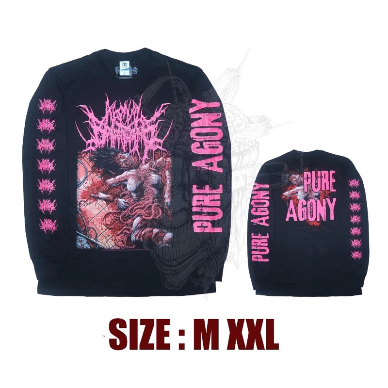 Jual AGONAL BREATHING pure agony - LONGSLEEVE ORIGINAL official Released By fat Tub of lard ...