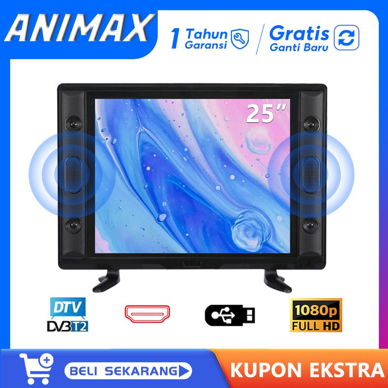 Jual ANIMAX Digital TV Led 24 inch FHD 22/24/25 inch Televisi | Shopee ...