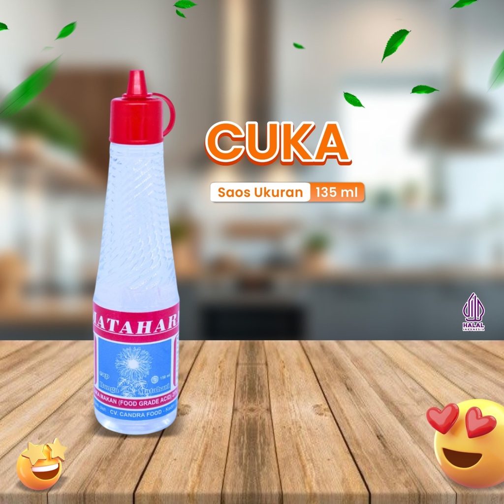 Jual Cuka , Vinegar, Cap Bunga Matahari 135 ml | Shopee Indonesia