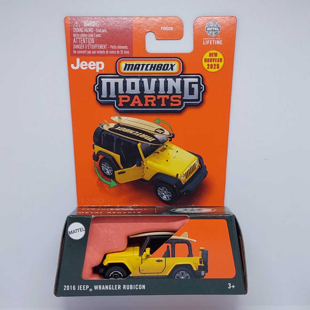 Jual Matchbox Moving Parts 2016 Jeep Wrangler Rubicon | Shopee Indonesia