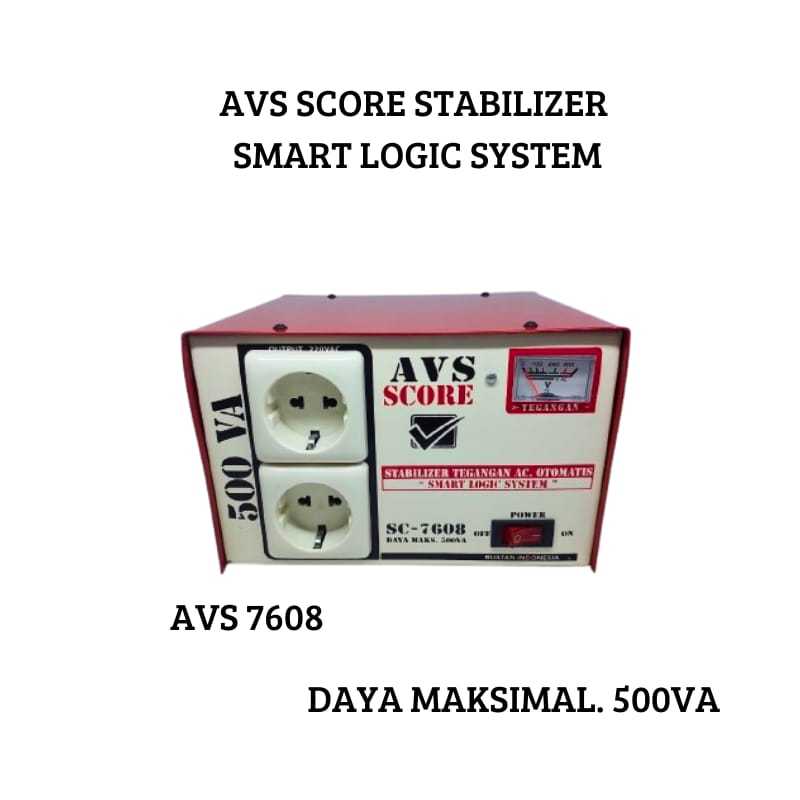 Jual stabilizer tegangan ac otomatis AVS SCORE SC-7608 / SC -8662 DAYA ...