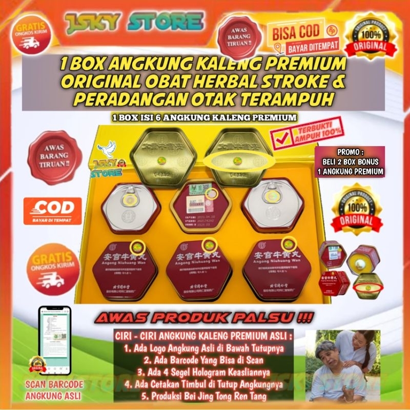 Jual ORIGINAL - 1 BOX ANGKUNG KALENG PREMIUM OBAT STROKE , EPILEPSI ...