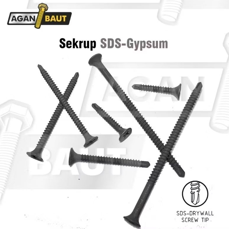 Jual Sekrup / Skrup SDS Gypsum / SDS Drywall Screw 6 X 1 (2.54 cm ...