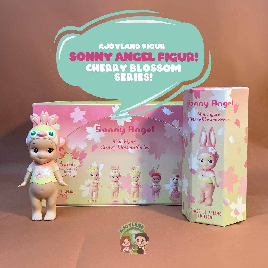Jual Sonny Angel Cherry Blossom figur - Edisi premium 1:1 foil silver ...