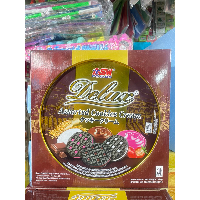 Jual ASW FOODS DELUX ASSORTED COOKIES 342 GRAM | Shopee Indonesia