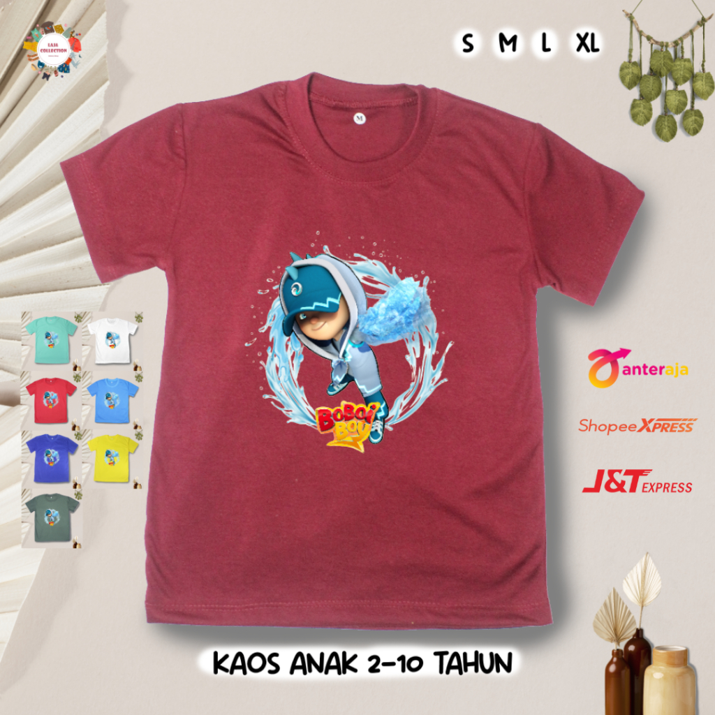 Jual Kaos Anak Boboiboy 06 Umur 2-10 Tahun Adem & Lembut / Baju Anak ...