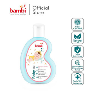 Jual Bambi Baby Baby Oil with Licorice, Chamomile, & Pro Vitamin B5 ...