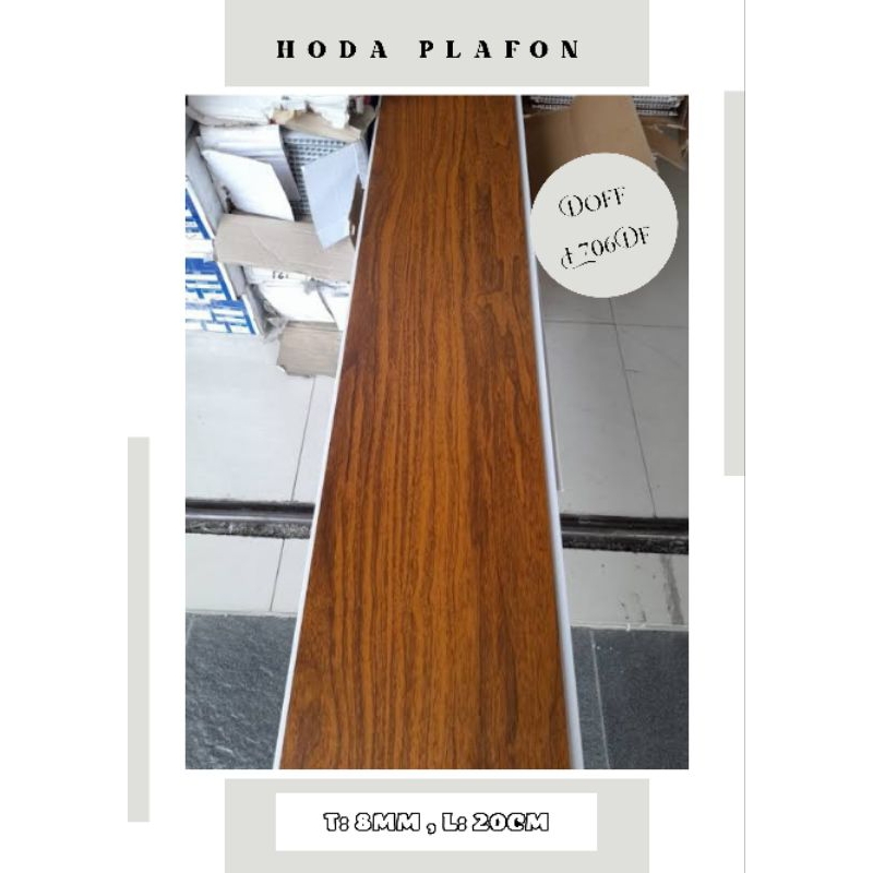 Jual Plafon PVC Doff Serat kayu I 706 Hoda (Perlembar) | Shopee Indonesia