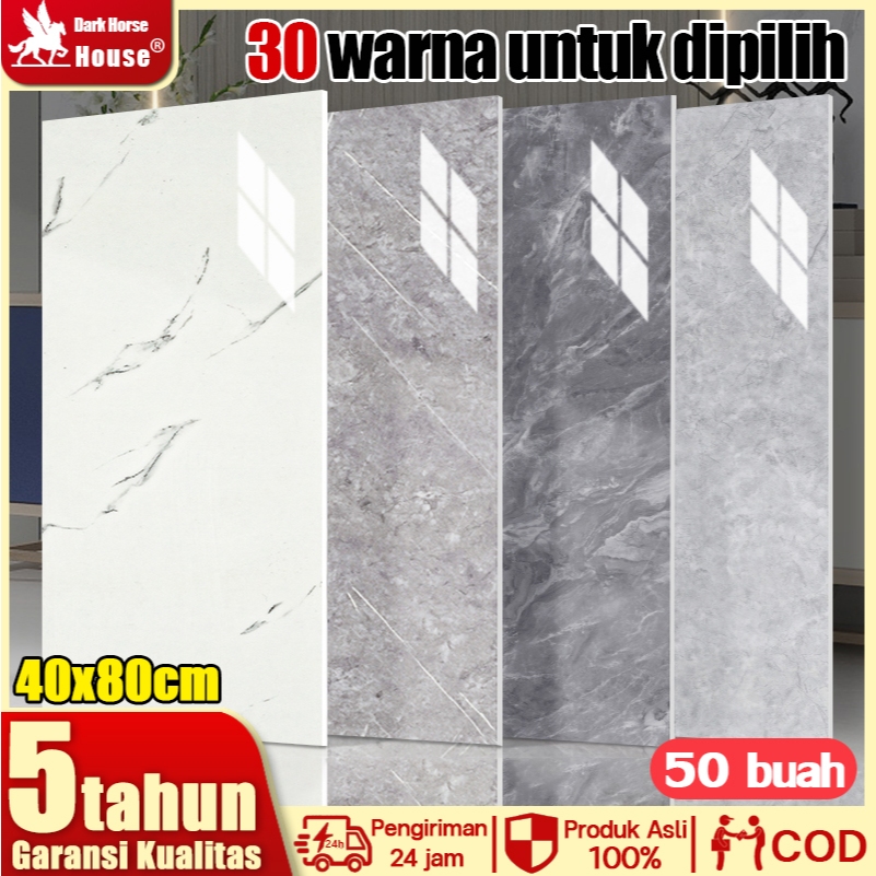 Jual 【Ready Stok Kirim Same Day/COD】 Wallpaper dinding 50 buah VINYL ...