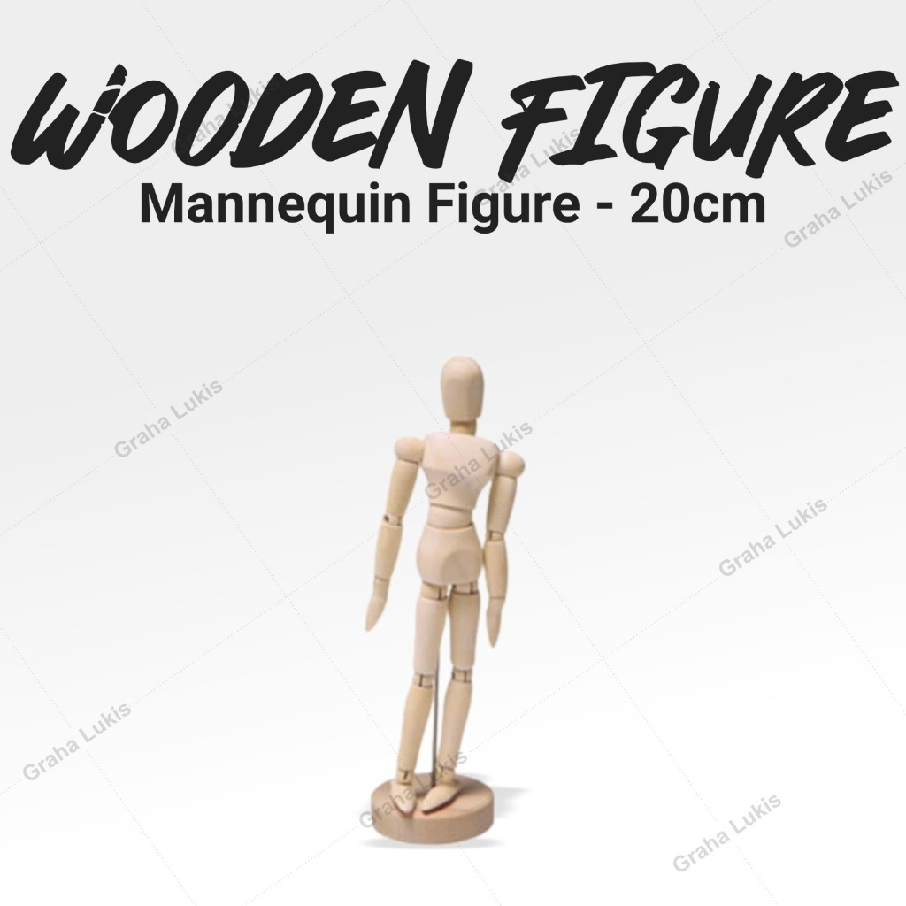 Jual MANEKIN KAYU WOODEN MANNEQUIN 20CM | Shopee Indonesia