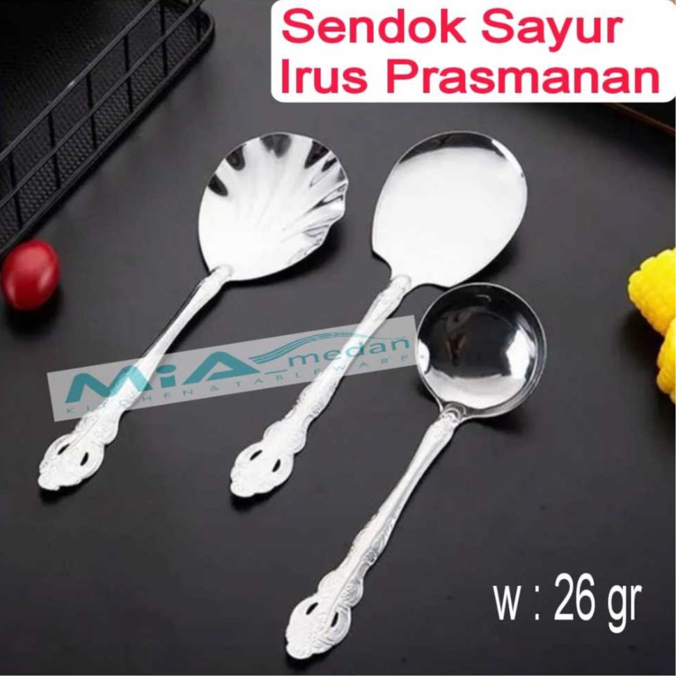 Jual 𝐌𝐢𝐀 Sendok Sayur Lauk Prasmanan 26 gr / Centong Nasi Sendok Nasi ...