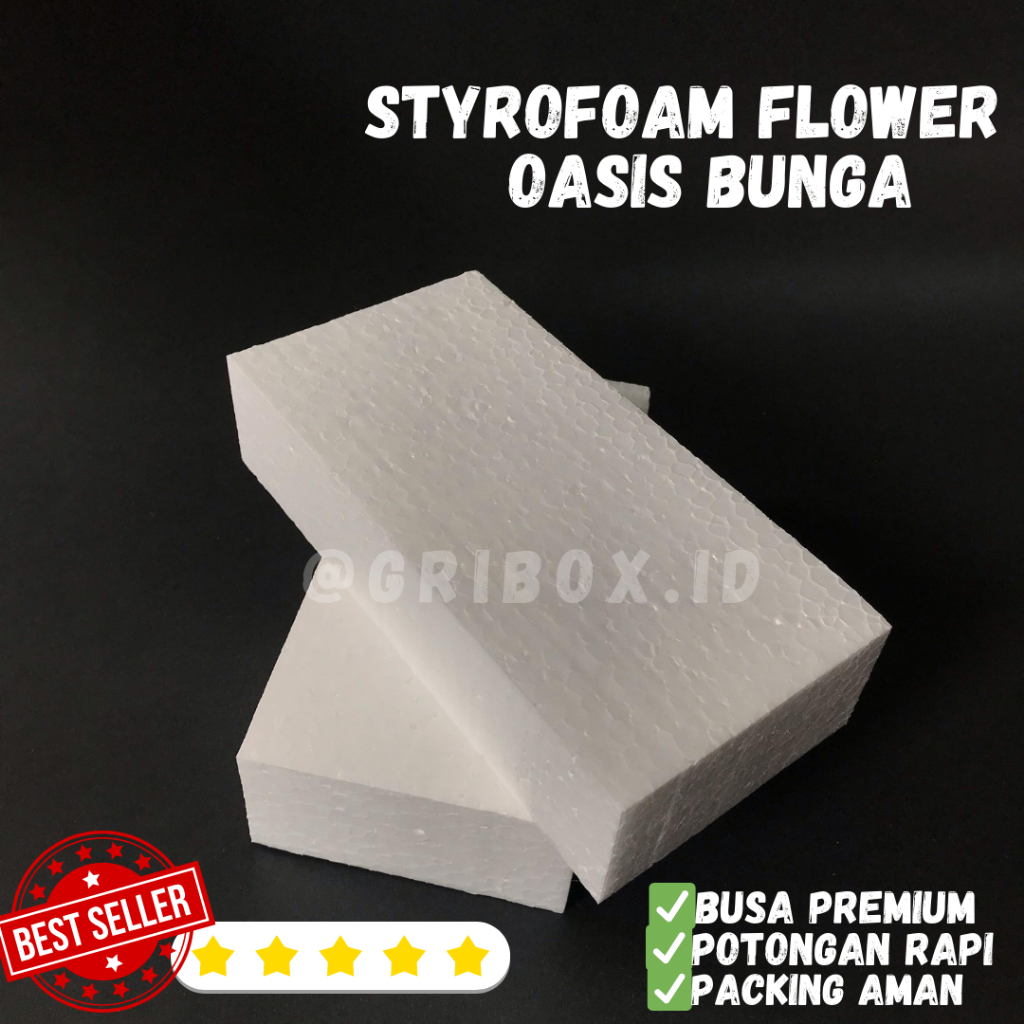 Jual Busa bunga buket sterofoam Oasis Bunga Floral foam / Oasis ...