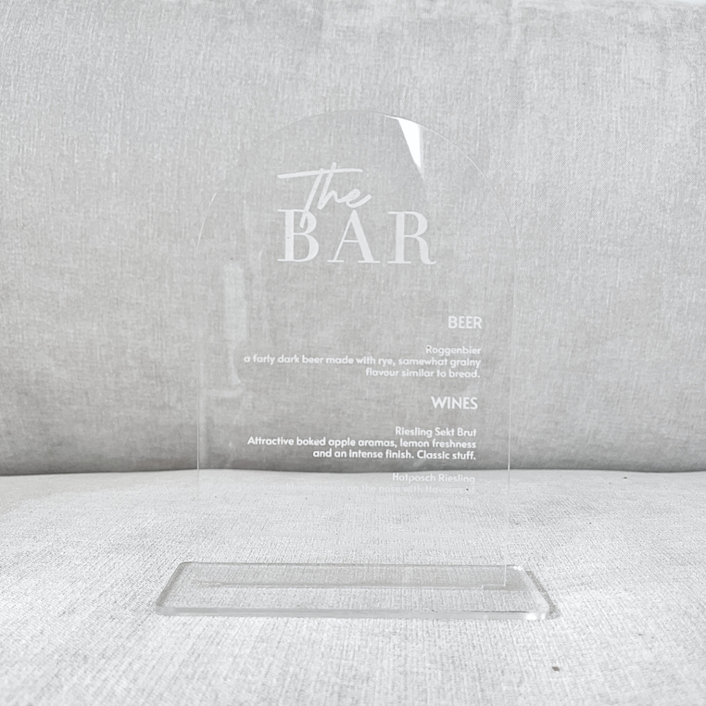 Jual 22. Akrilik Menu Cafe / Menu Restoran Akrilik / Menu Cafe Akrilik ...