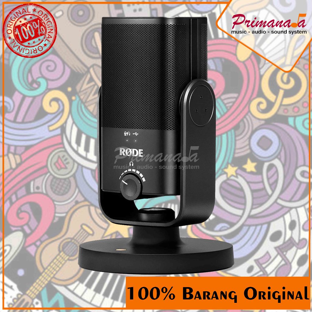 Jual Rode NTUSB Mini NT USB Microphone Podcast Recording Plug n Play ...