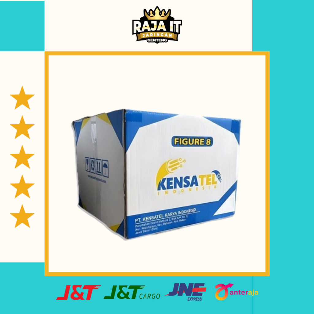 Jual FIBER OPTIK KABEL 12 CORE FIGURE 8 KENSATEL 2000M KUALITAS PREMIUM ...