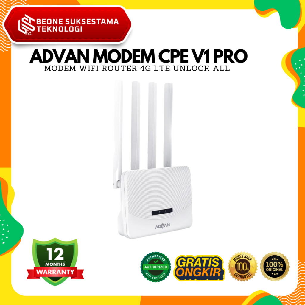 Jual ADVAN CPE V1-PRO MODEM ROUTER WIFI 4G LTE Unlock All Operator ...