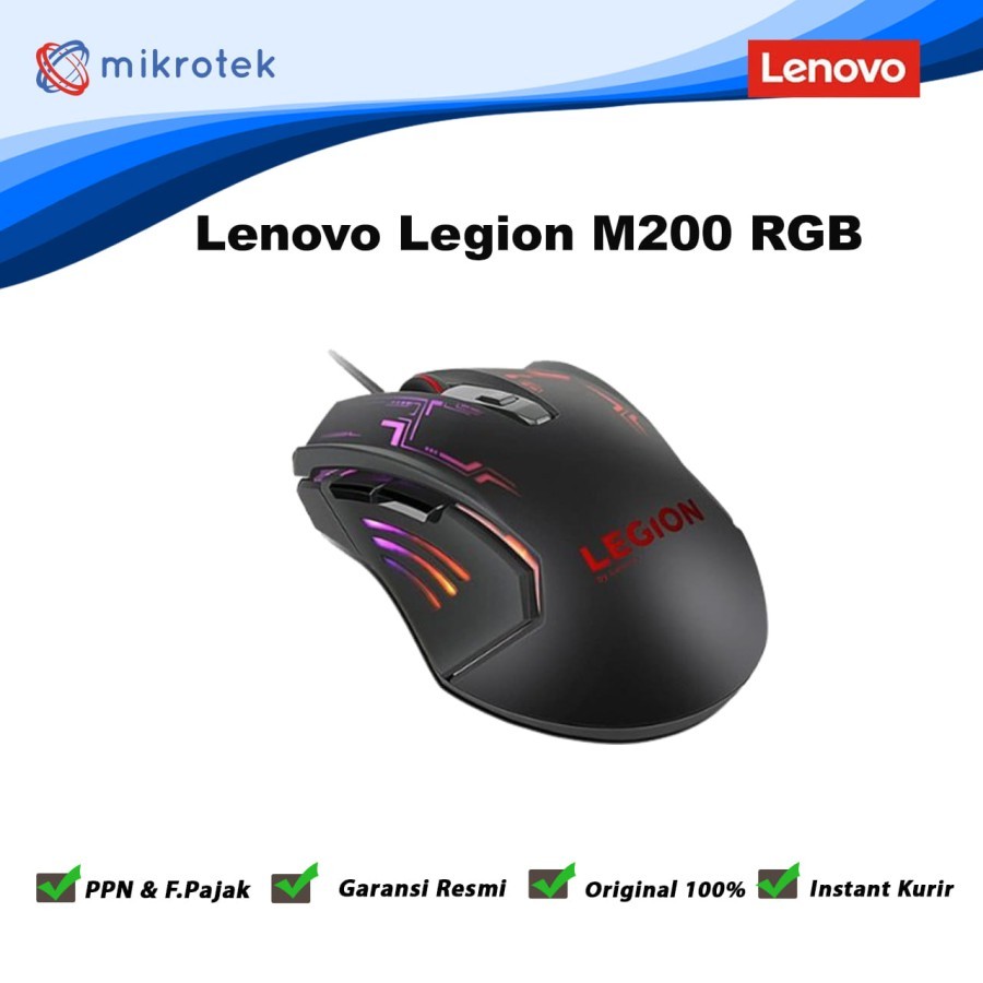 Jual LENOVO Legion M200 RGB Gaming Mouse | Shopee Indonesia