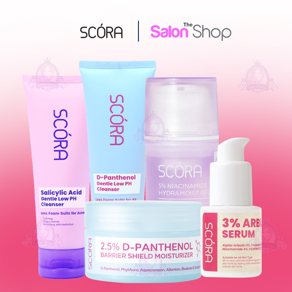 Jual SCORA SKIN CARE SERIES | Scora Moisturizer | Scora Facial Cleanser ...