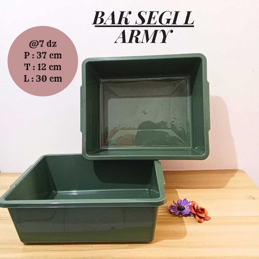 Jual Baskom Segi/Bak segi/Bak Pasir/Bak Hamster Ukuran L Bak Kotak Segi ...