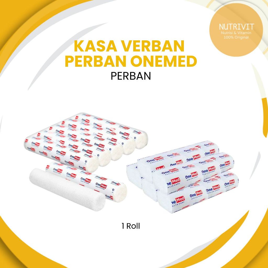 Jual Kasa Roll Verban Hidrofil OneMed Ukuran 4x10cm / 4x15cm- Kasa ...