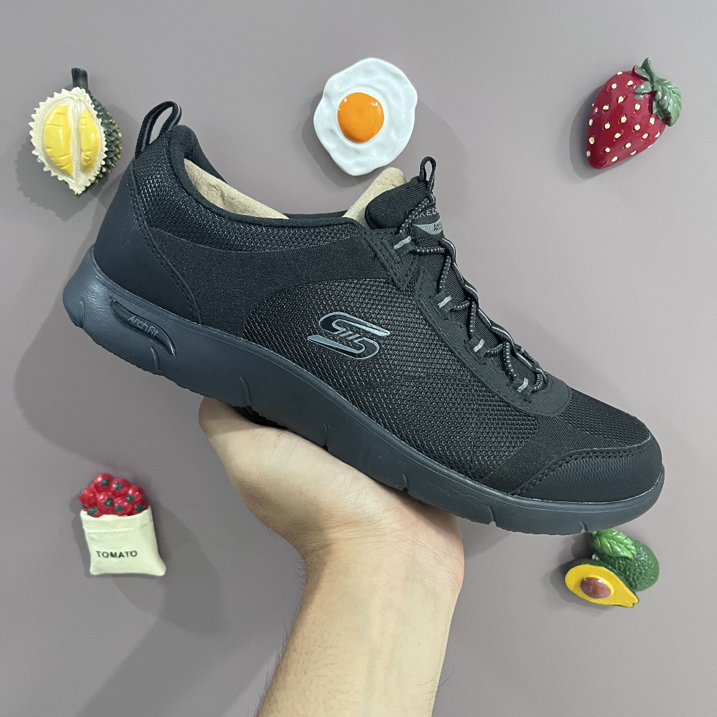 Jual Skechers Arch Fit Refine Her Ace Women 104391 Full Black Original ...