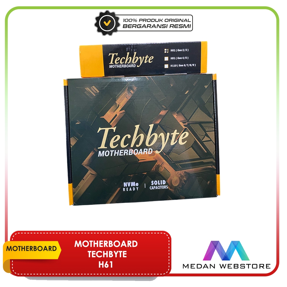 Jual Motherboard techbyte h61 NEW Garansi 1 TAHUN | Shopee Indonesia