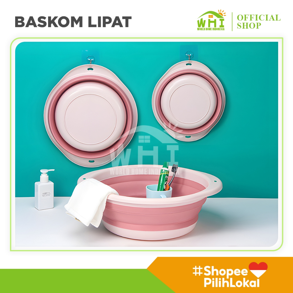 Jual World Home Baskom Lipat Praktis Baskom Lipat Hemat Tempat Baskom ...