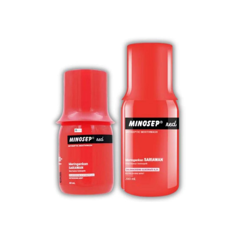 Jual Minosep Gargle 0,2% Obat Kumur 200ml & 60ml | Shopee Indonesia