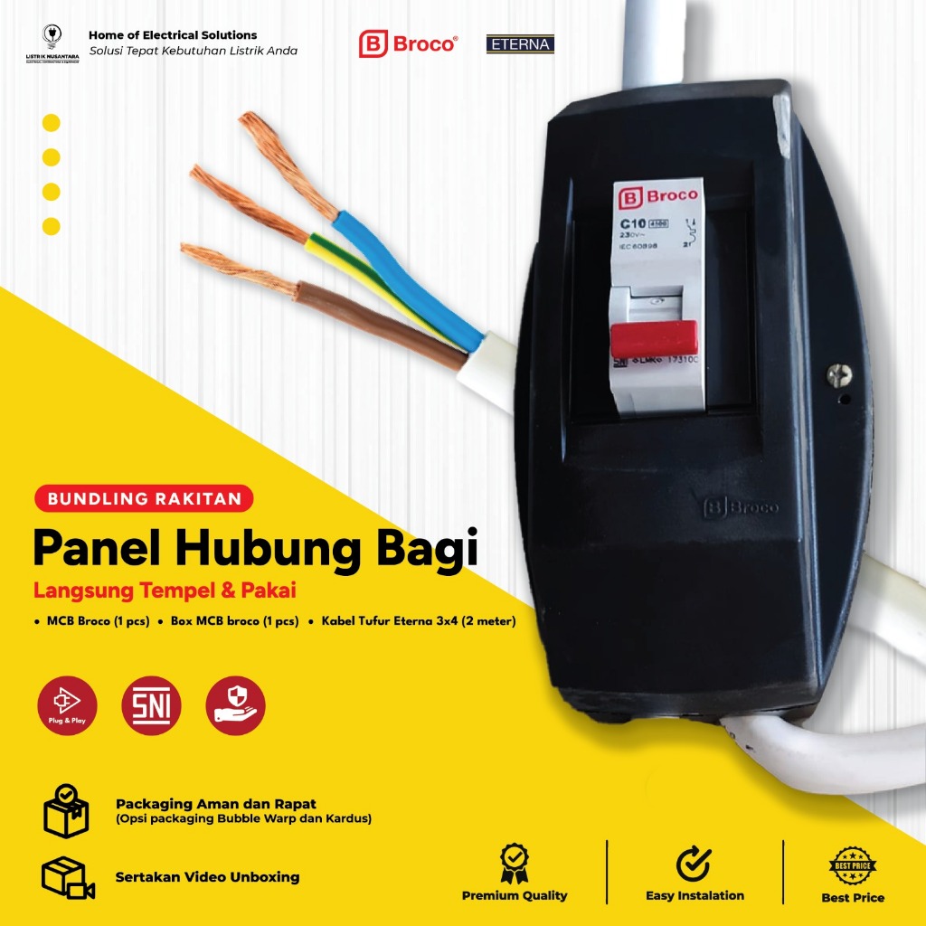 Jual Paket PHB Rakitan Siap Pakai syarat Pasang Baru PLN Panel Hubung ...