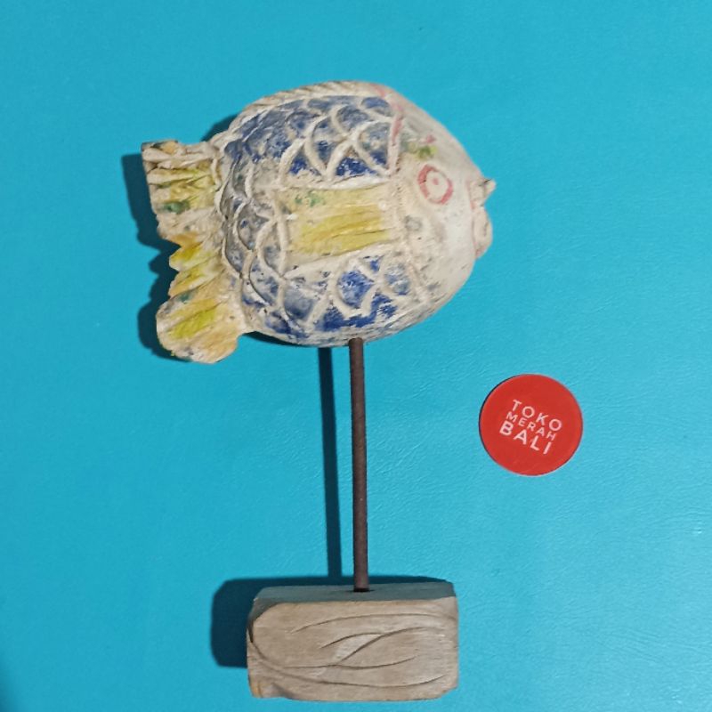 Jual Pajangan ikan koi kayu ukir dan antique carved reclaimed wood ...