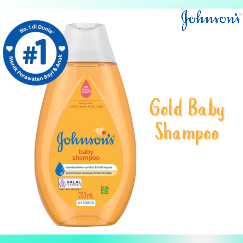 Jual Johnson Gold Baby Shampoo 200ml/Shampoo Bayi | Shopee Indonesia