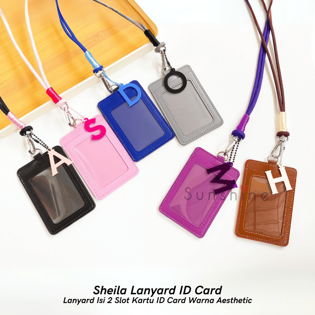 Jual Sunshinelove - Sheila Lanyard Name Tag ID Card Holder Paracord ...
