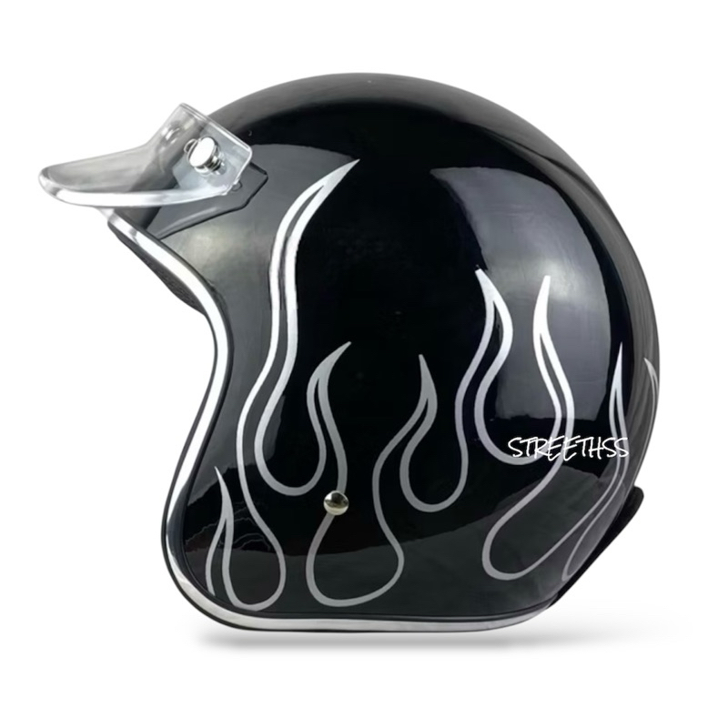 Jual Helm Bogo Api List Chrome || Helm Chopeer SNI Dewasa Helmet Motor ...