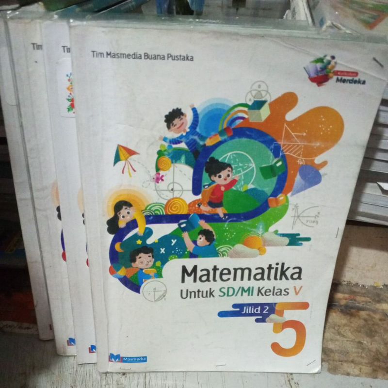 Jual BUKU MATEMATIKA UNTUK SD/MI KELAS 5 JILID 2 KURIKULUM MERDEKA PENERBIT MASMEDIA | Shopee ...