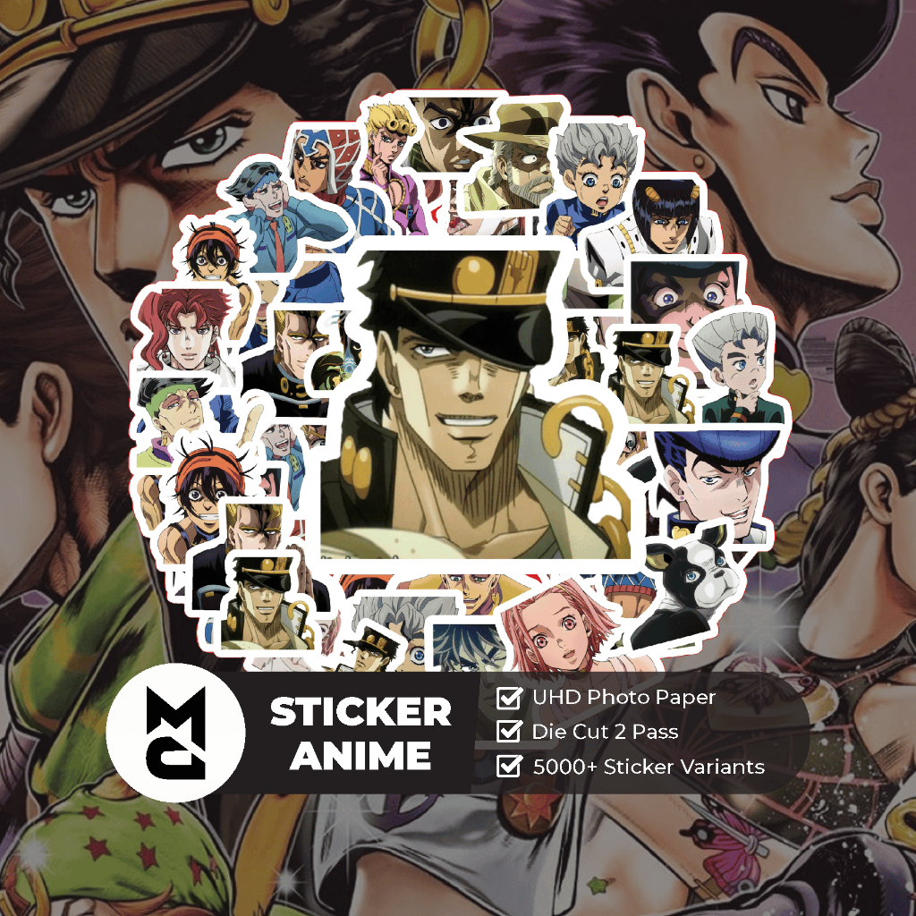 Jual Sticker Anime Jojo Bizzare Adventure Part #2 Sticker Aesthetic ...