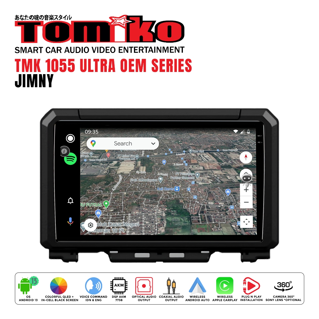 Jual Tomiko Head Unit Android TMK 1055 ULTRA OEM Series for Jimny ...
