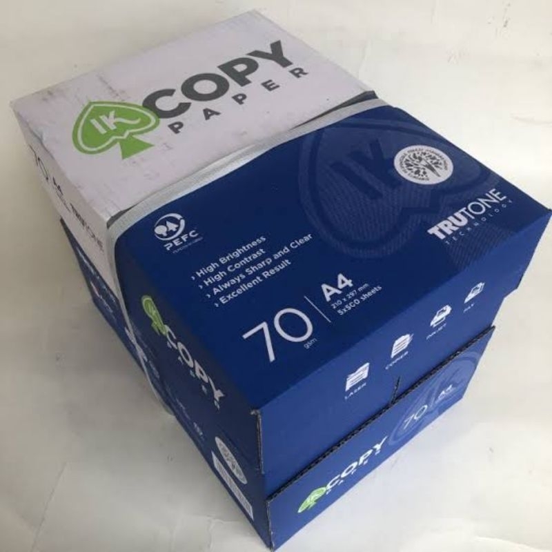 Jual Kertas Hvs A4 70 gr Copy Paper 1 dus | Shopee Indonesia