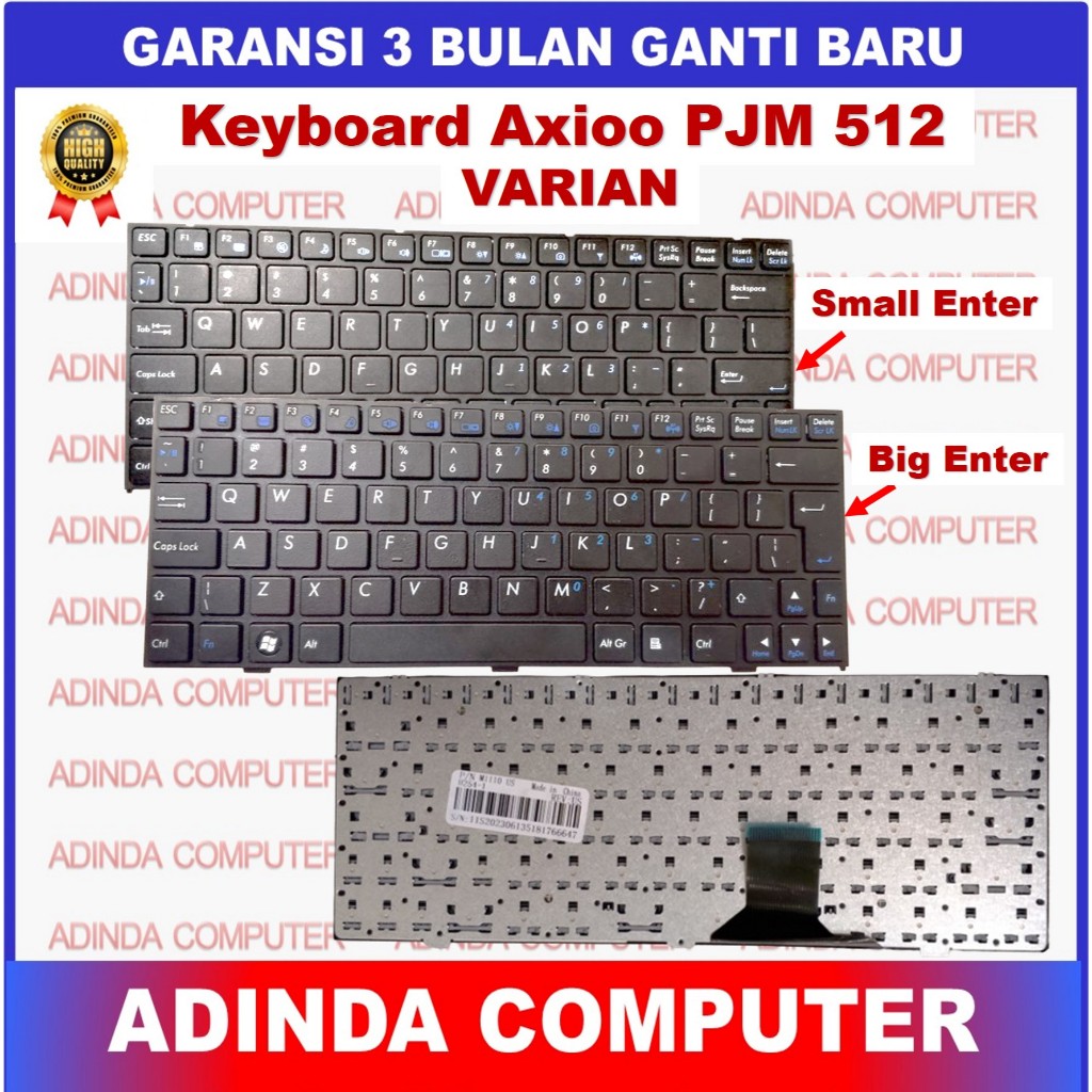 Jual Keyboard Axioo Pico PJM M100 512 522 615 812 912 CJM W217 CJM PJM M1100 M1111 M1115 W217 ...