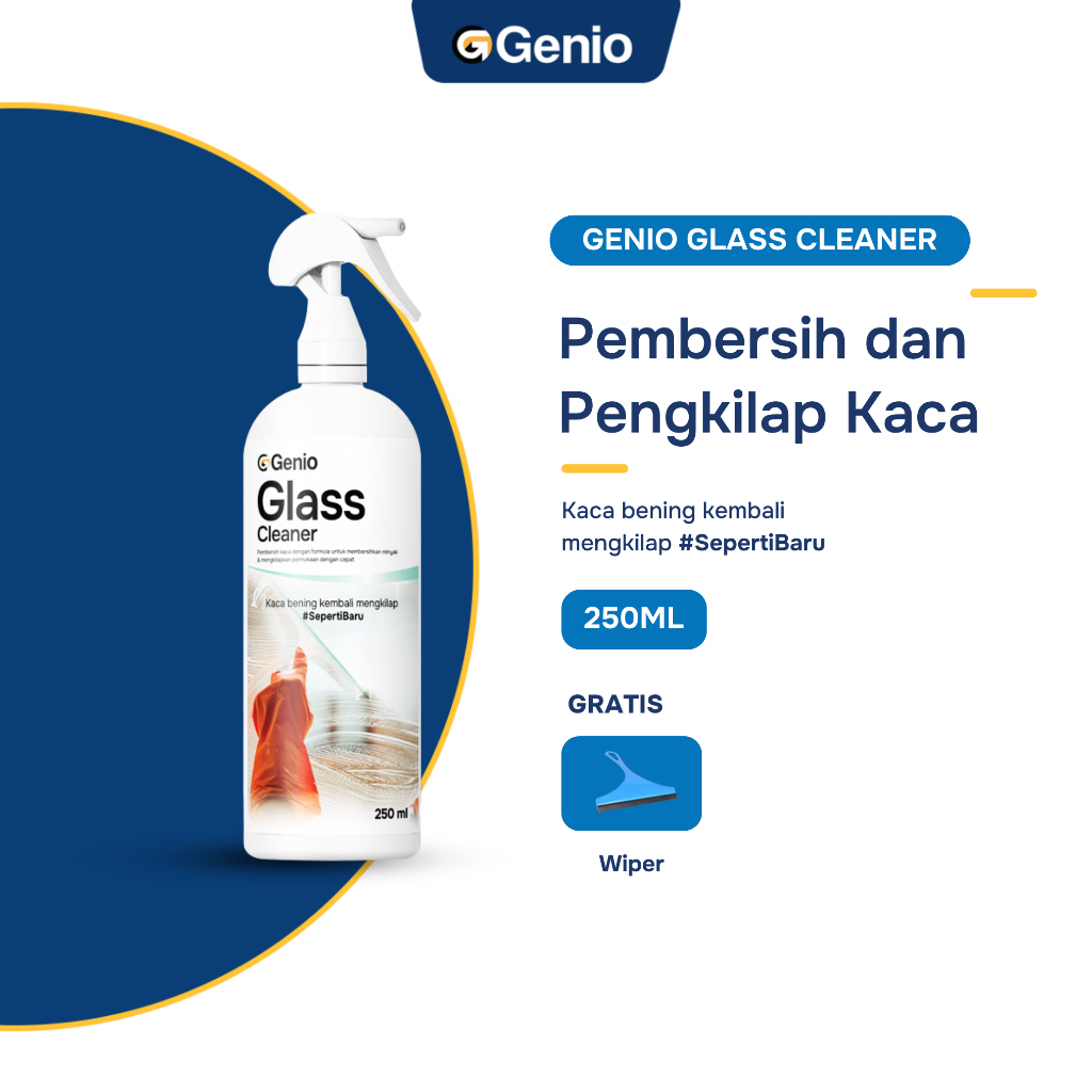Jual GENIO Glass Cleaner - Pembersih dan Pengkilap Kaca | Shopee Indonesia