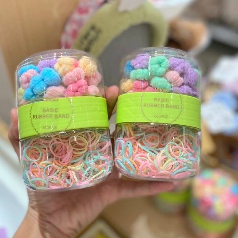 Jual MINISO BASIC SERIES HAMBURGER HAIR TIE / KARET RAMBUT ANAK ANAK ...