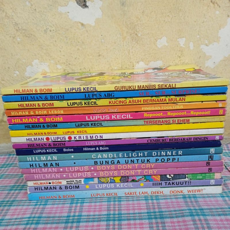 Jual Novel Lupus by Hilman & Boim - Cabutan ( Bebas Pilih) | Shopee ...