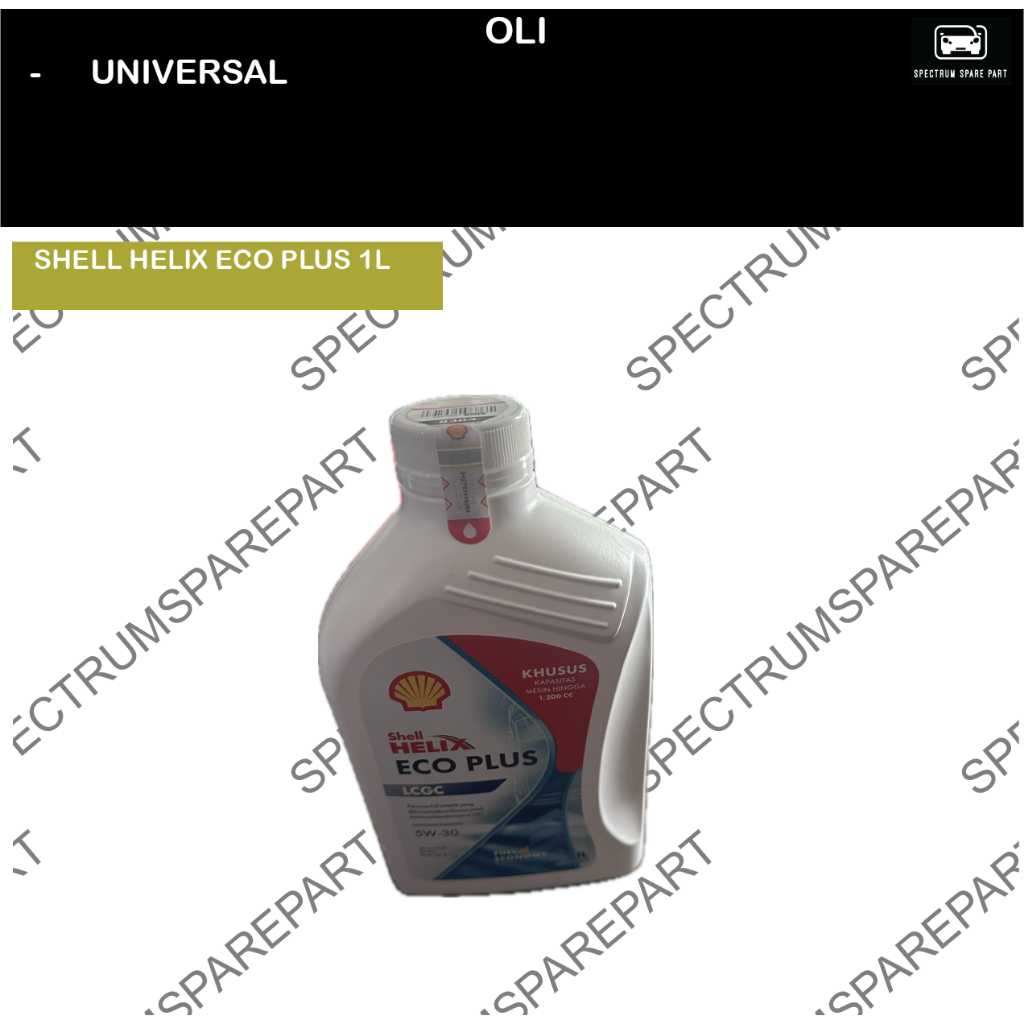 Jual OLI MOBIL SHELL HELIX ECOPLUS LCGC 5W-30 1 LITER | Shopee Indonesia