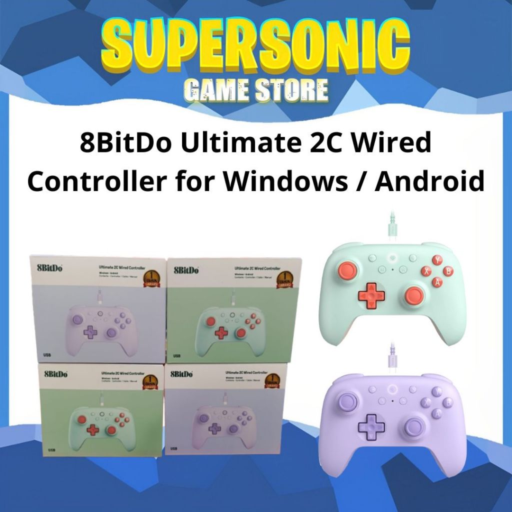 Jual 8BitDo Ultimate 2C Wired Controller for Windows / Android | Shopee ...