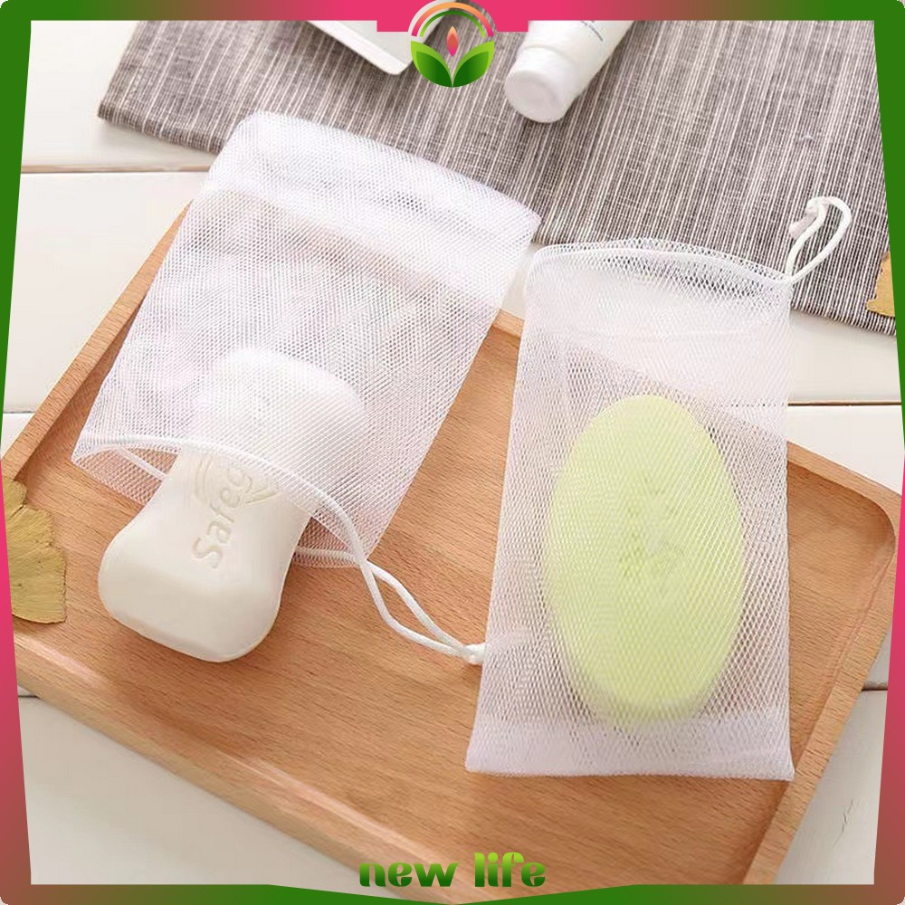 Jual Kantong Jaring Busa Sabun Batang / Soap Foaming Pouch Sabun Jaring ...