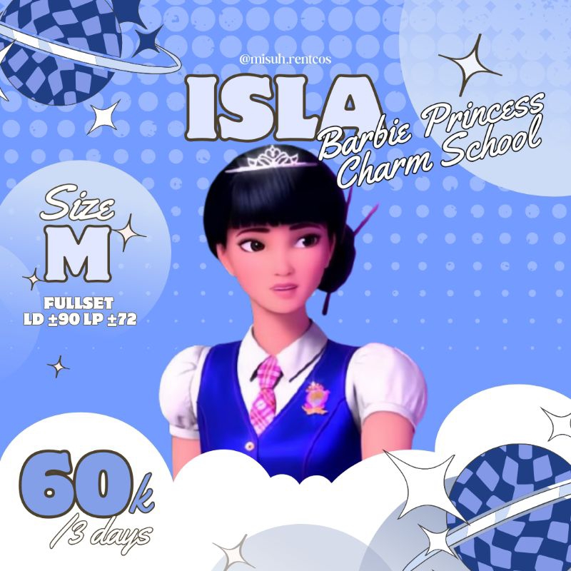 Jual [RENTAL] ISLA BARBIE CHARM SCHOOL COSPLAY | Shopee Indonesia