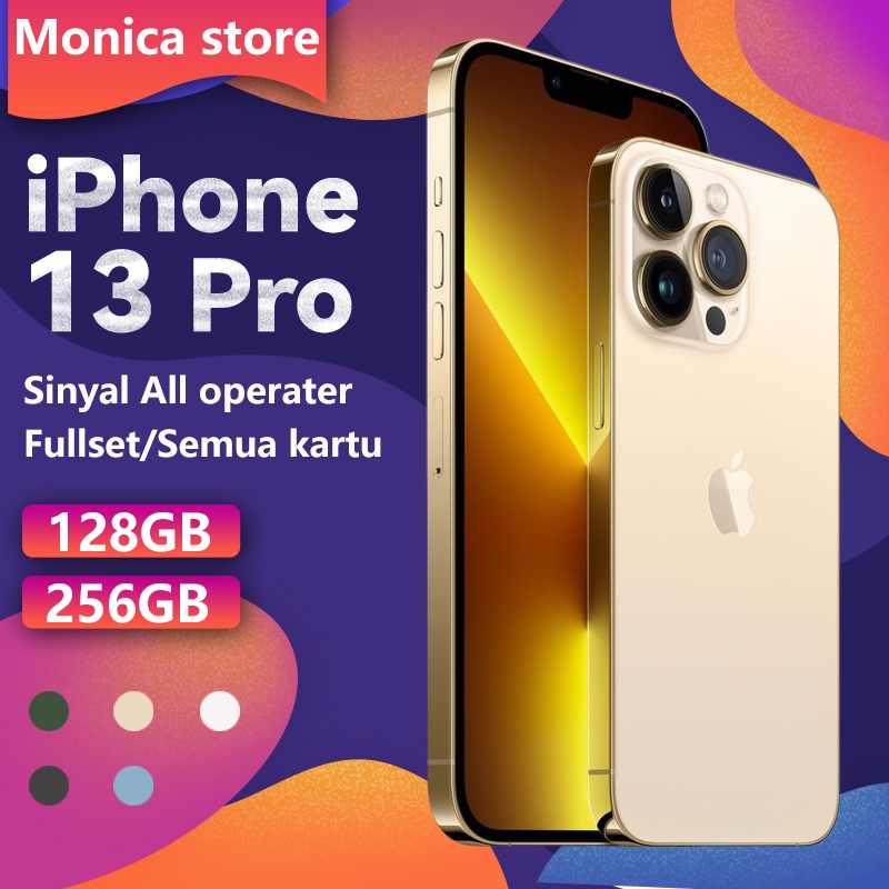 Jual iPhone 13 PRO 256GB 128GB SECOND All SIM 100% ORI FULLSET MULUS 3U GREEN Sinyal All ...