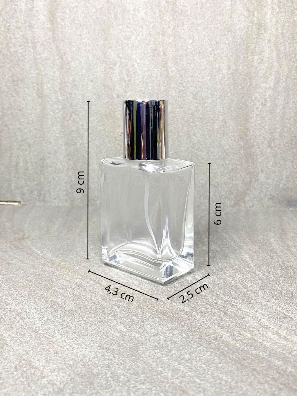 Jual Botol Parfum Petak Hrms Trans Silver 30 ml | Shopee Indonesia