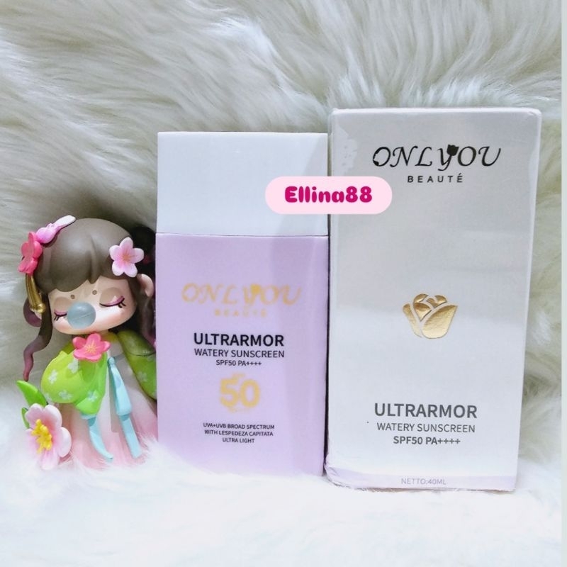 Jual Onlyou Ultrarmor Watery Sunscreen SPF 50 PA++++ 40ml | Shopee ...