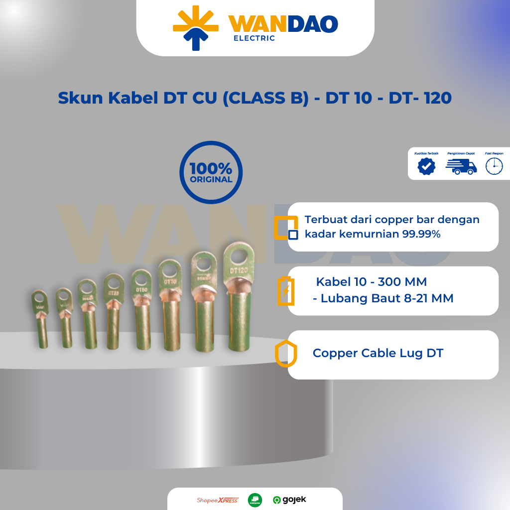 Jual Wan Dao - Skun Kabel DT 10 - DT- 120 | Shopee Indonesia